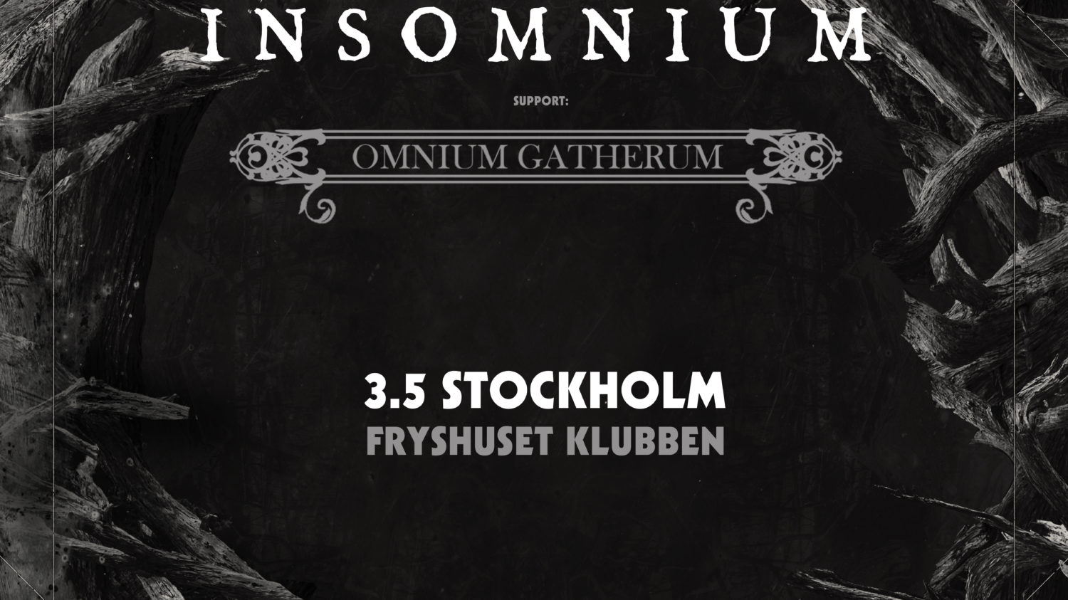 Konserten Med Insomnium Och Omnium Gatherum är Flyttad